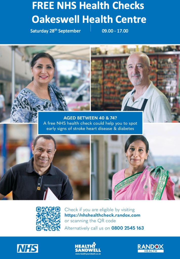 Free NHS Health Checks - Oakeswell Health Centre